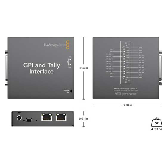 Blackmagic GPI and Tally Interface | Store CYN