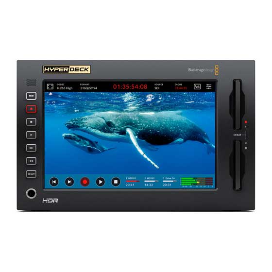 Blackmagic HyperDeck Extreme 4K HDR | Store CYN
