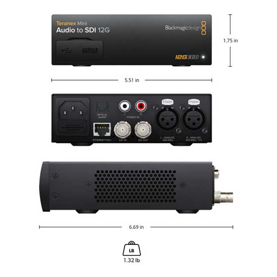 Blackmagic Teranex Mini - Audio to SDI 12G | Store CYN