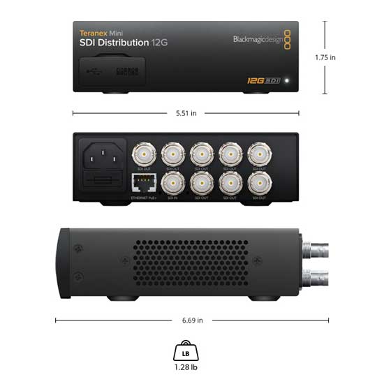 Blackmagic Teranex Mini - SDI Distribution 12G | Store CYN