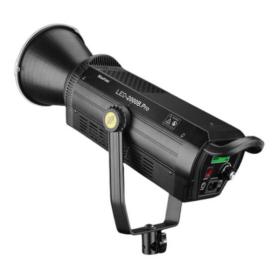 NiceFoto 640225 LED-2000B Pro LED Video Light | Store CYN