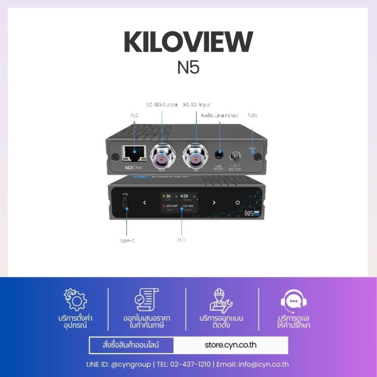 Kiloview N5 Full Functional Bi-Directional Converter SDI to NDI | Store ...